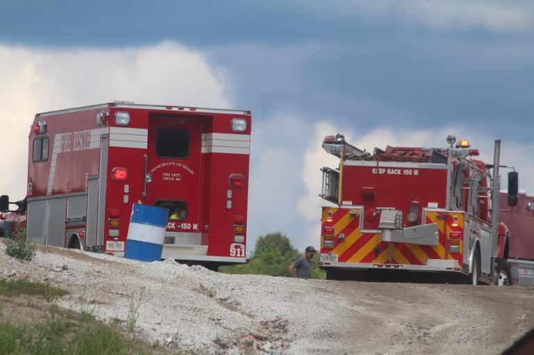 Dumpster fire at Haliburton landfill | The Highlander