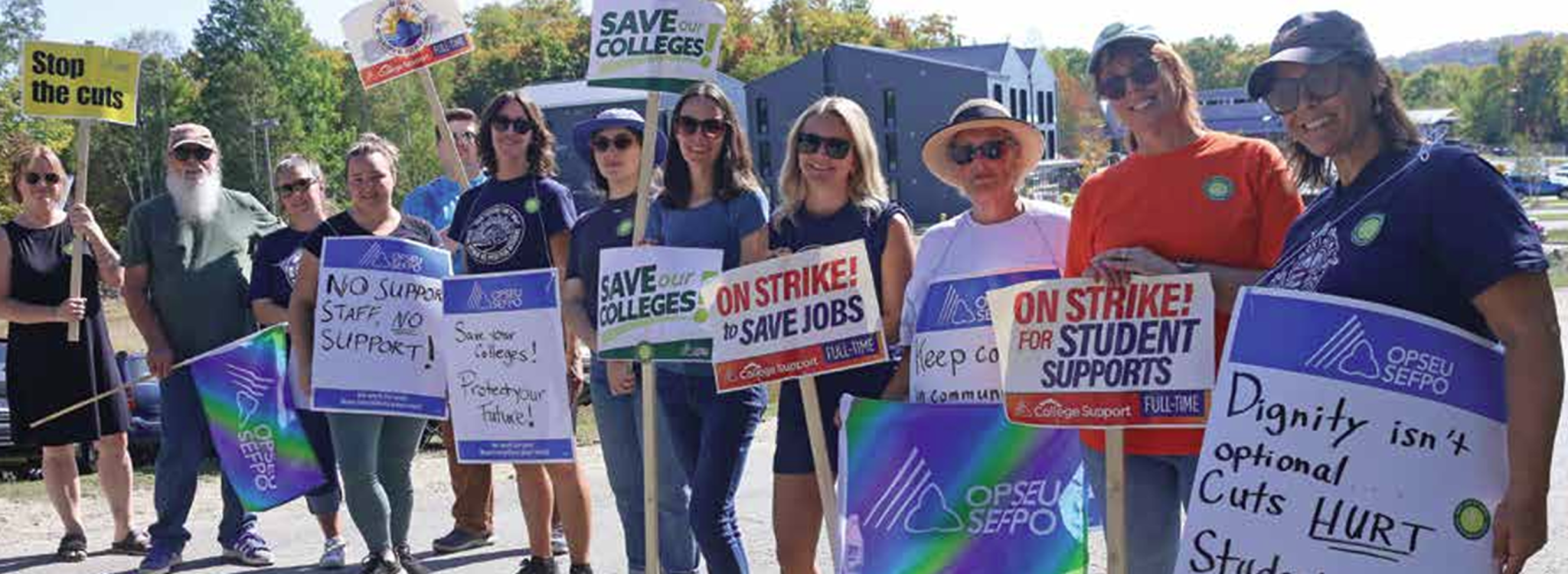 HSAD support staff take to picket line | The Highlander